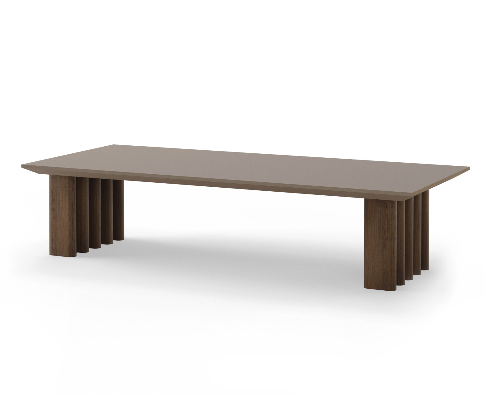 Table du Sud x Studio Garritsen rectangular fenix unicolor coffee table ...