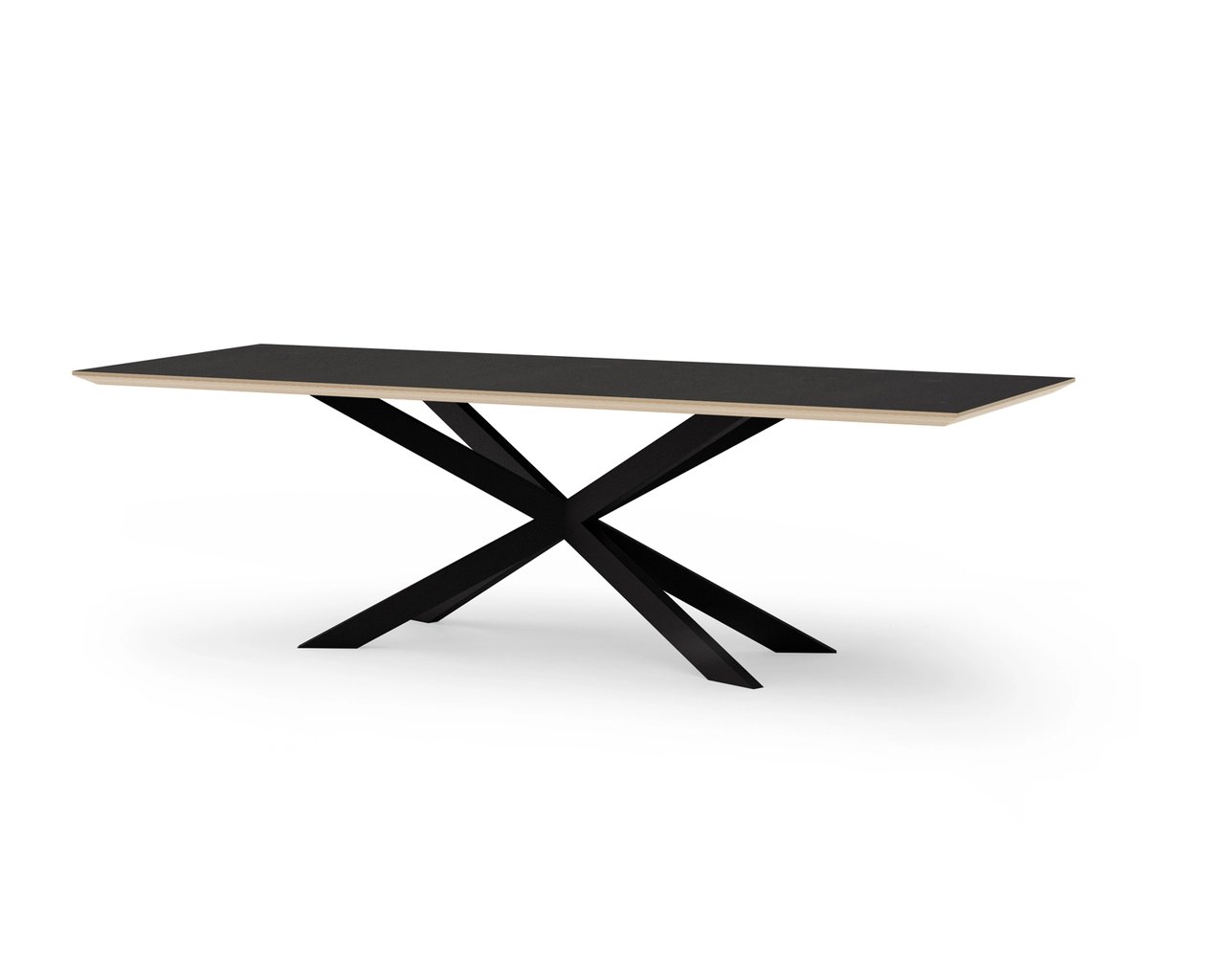 Rectangular Fenix Birch dining table Gap | Table du Sud